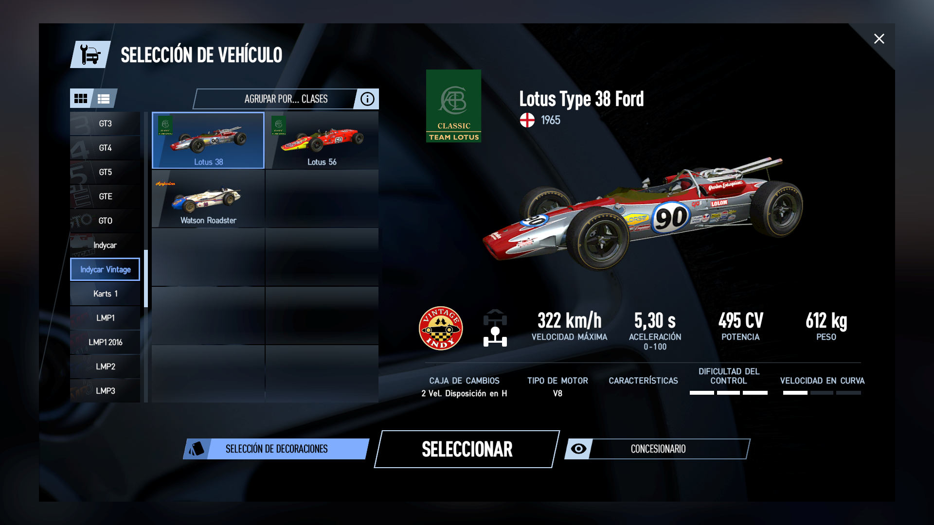 Project CARS 2 | 250 Millas de Indianápolis CLASSIC. [FINALIZADO ...